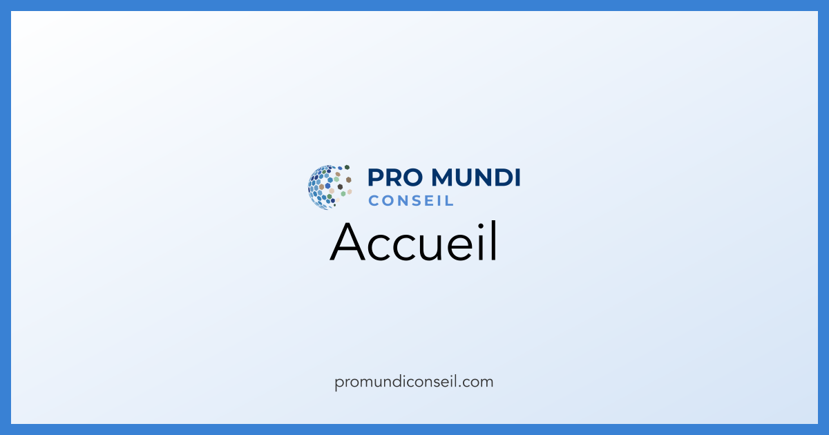Accueil • PRO Mundi Conseil